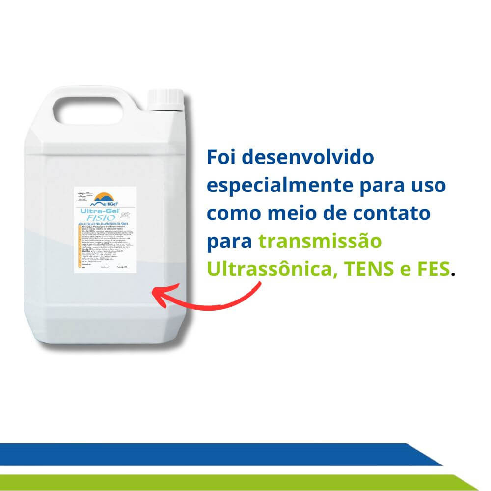 Gel para Fisioterapia Ultra Gel Fisio Galão 5 KG Multigel Cod. 04