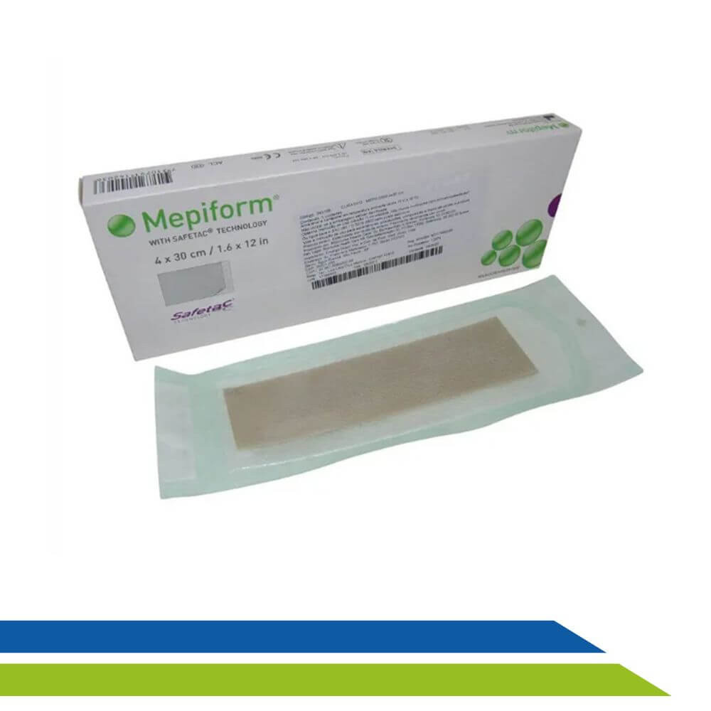 Lamina em gel de silicone MEPIFORM 4x30 cm | Ada Medical