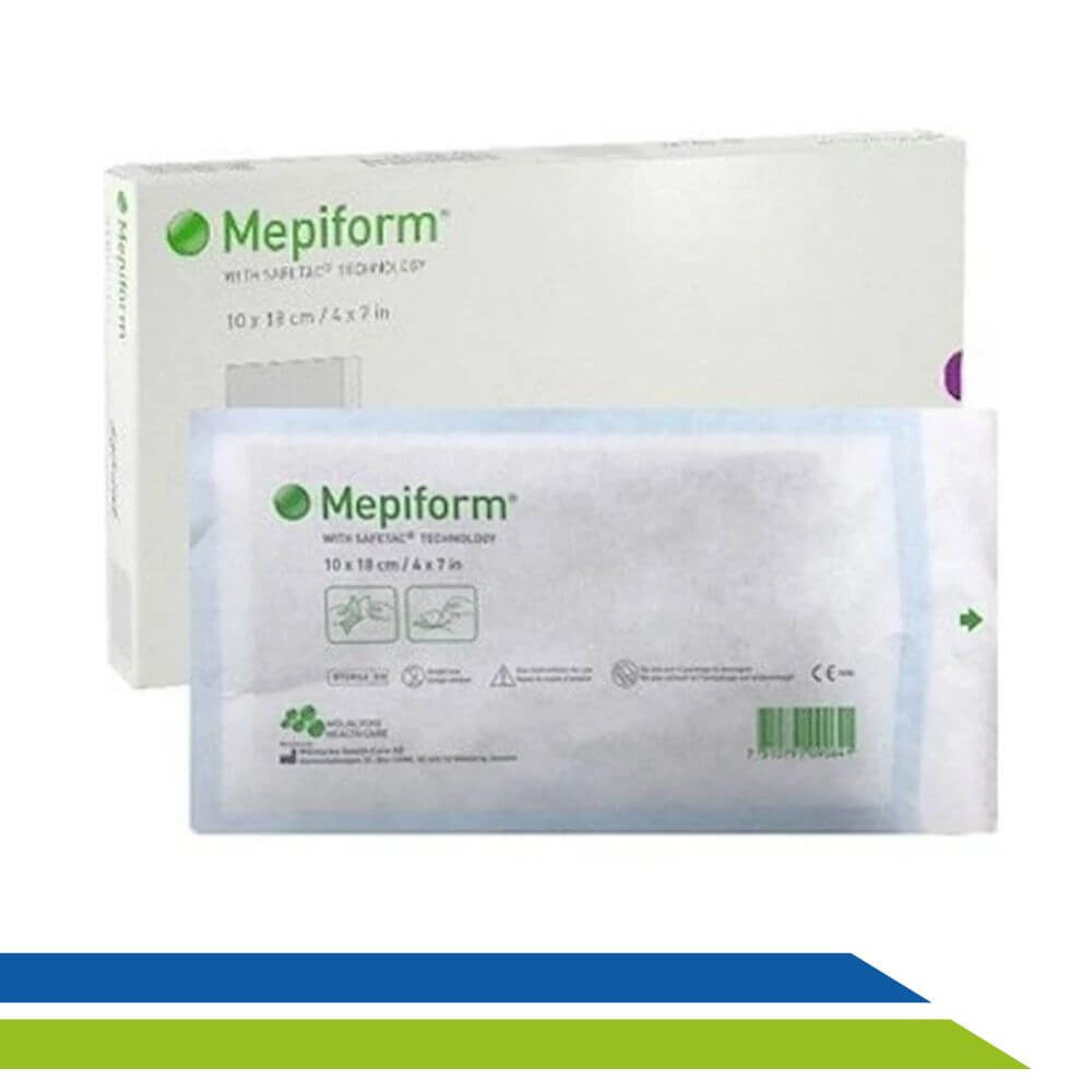 Lamina em gel de silicone MEPIFORM 10x18 cm | Ada Medical