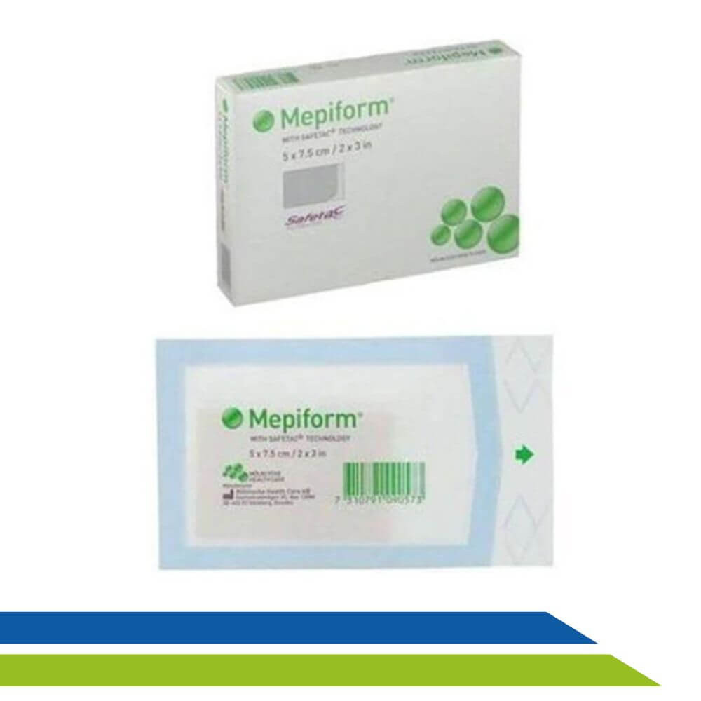 Lamina em gel de silicone MEPIFORM 5x7,5 cm| Ada Medical